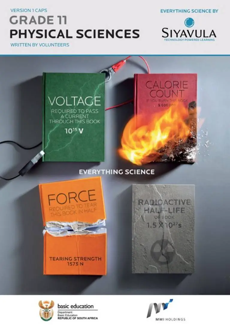 Grade 11 Physics Textbook Siyavula RSA Syllabus Free Kids Books