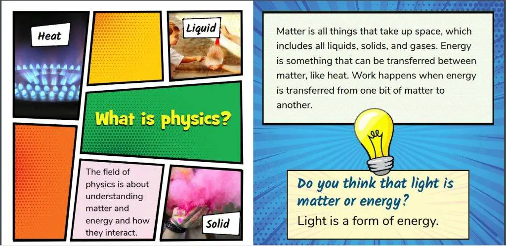 Physics – An introduction for early grades - Free Kids Books