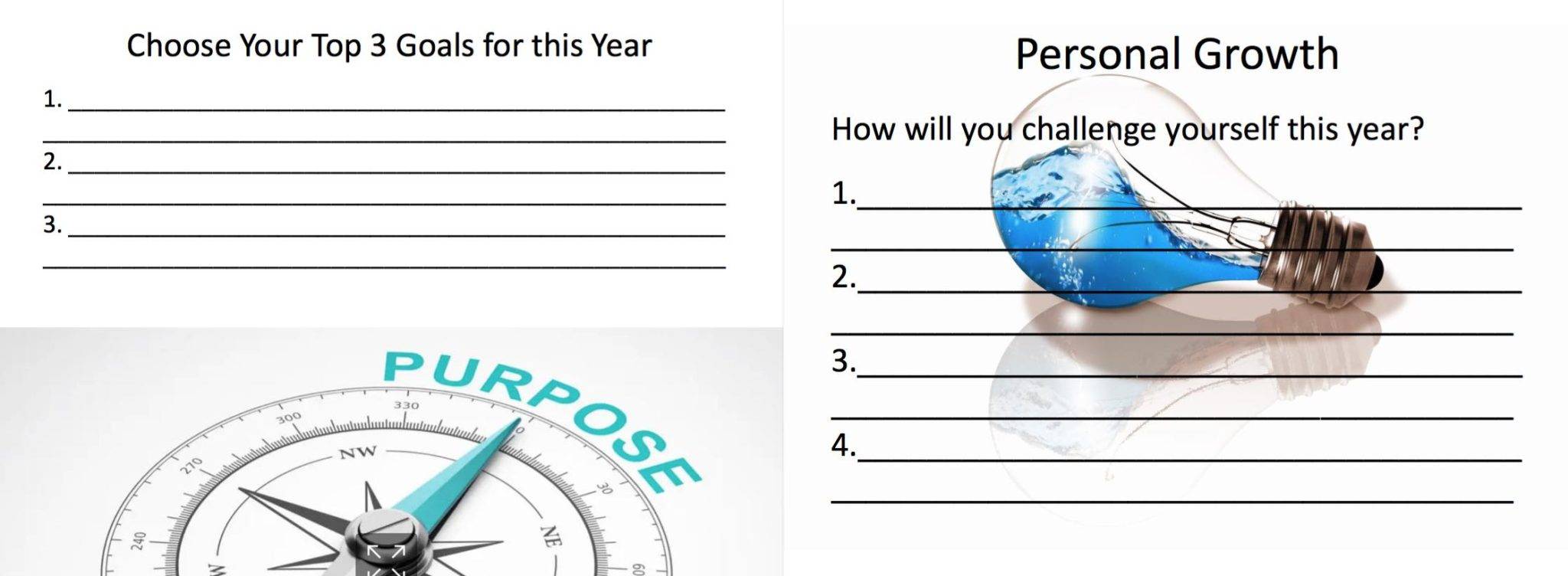 New Year’s Resolutions Workbook - Free Kids Books